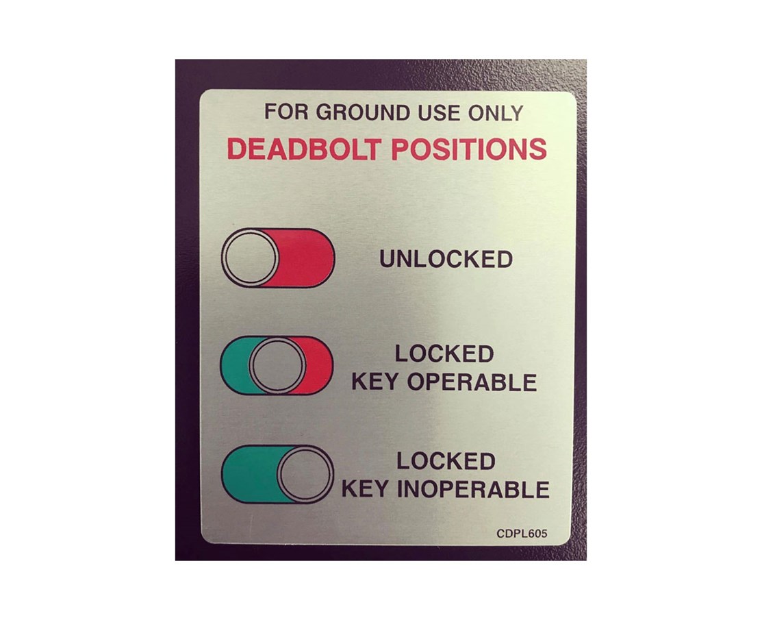 Aircraft Placards, Decals and Nameplates