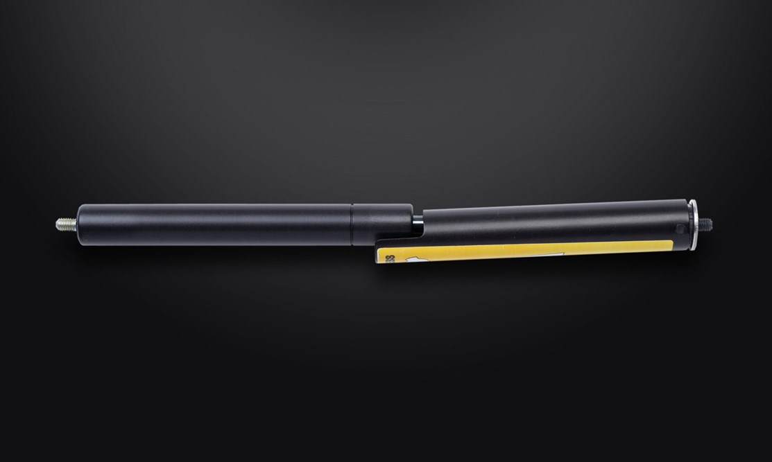 Gas Spring with locking safety shroud - Econoloc